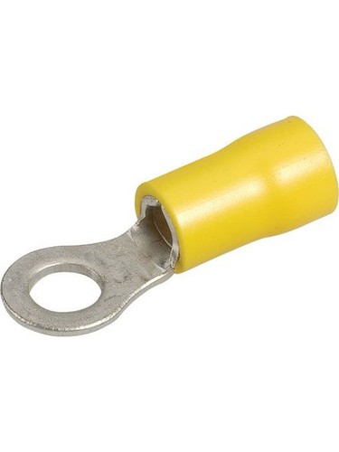 Narva 5 mm Flared Vinyl Ring Terminal Yellow Pack of 10 (56086BL ...