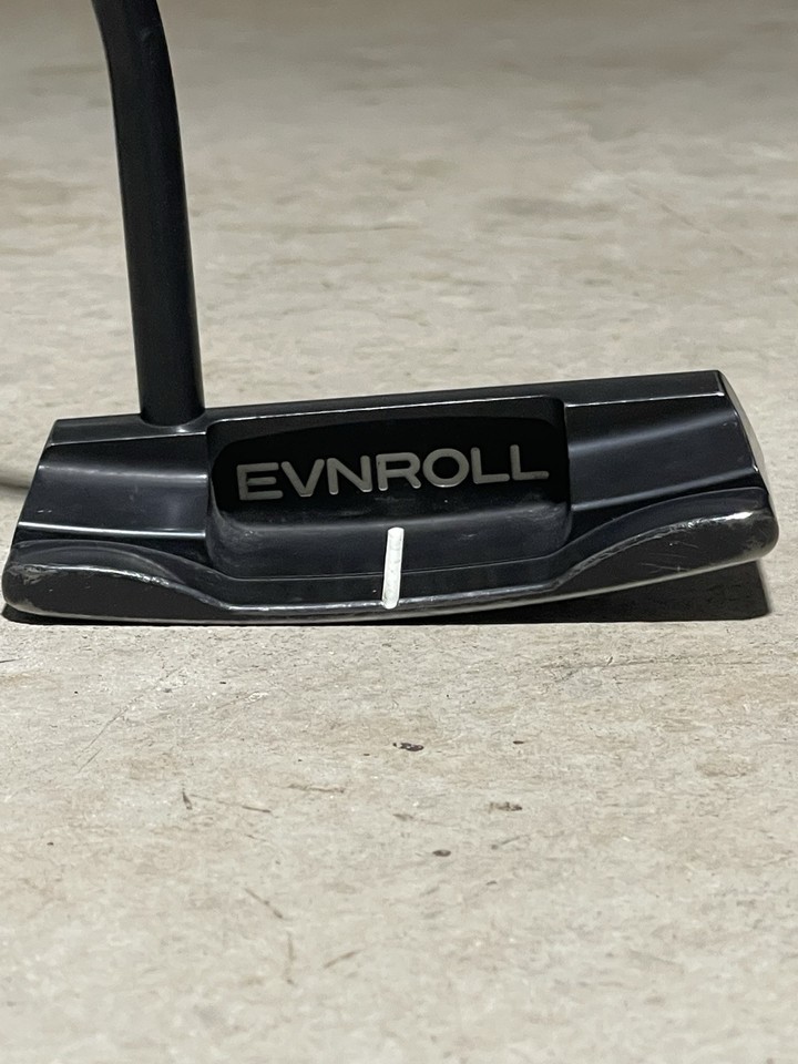 Used Right Handed EVNROLL ER2 Black 35" Milled Putter Steel Golf Club ...