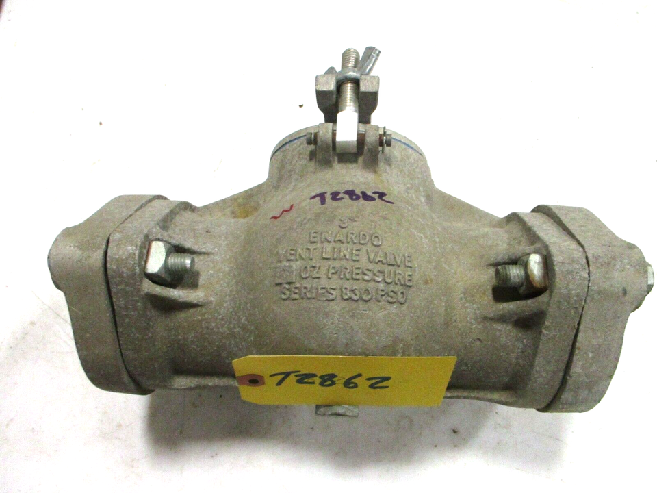 ENARDO Series 800 Model 830-PSO 3" In-Line Pressure Vent Valve 1.0-16.0 ...
