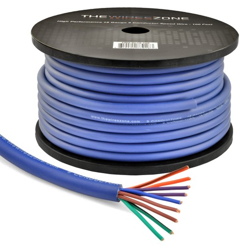 High-Performance 100ft 9 Conductor 18 Gauge CCA Quick Cable Speed Wire ...