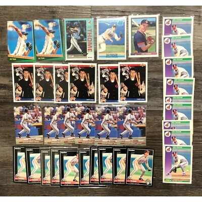 Jim Thome Rookie Card LOT of 36 Bowman Upper Deck + 9 Bonus Cards | eBay