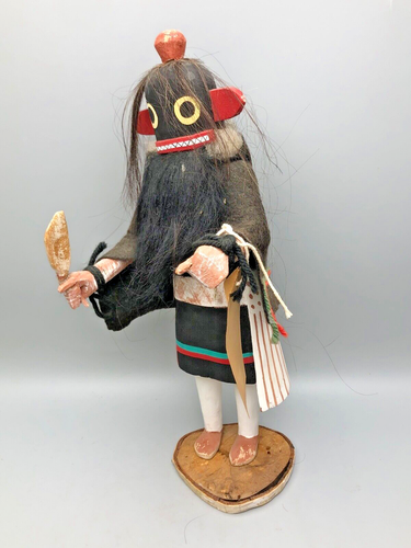 13" HOPI Kachina "Ogre Woman" Cottonwood Doll "Soyoko" Hand Carved ...