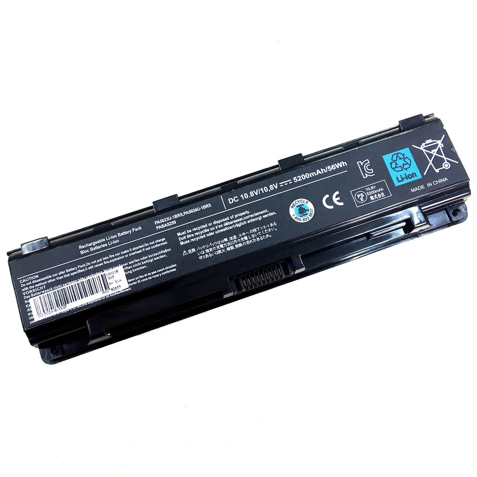 Battery for Toshiba Satellite C850-197 C850-1F7 C850-1FC C850-1FW S875D ...