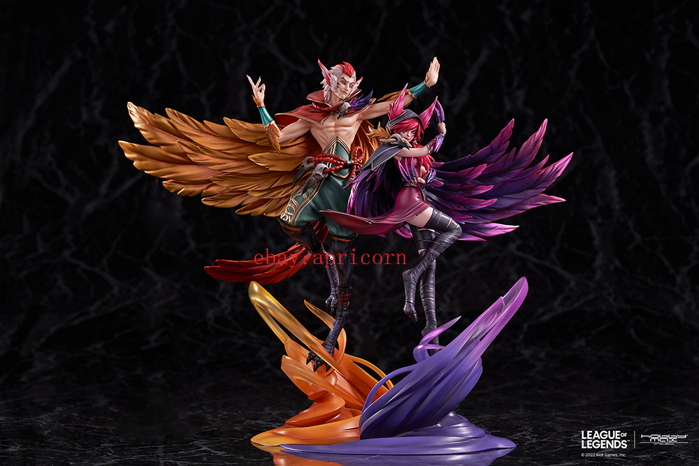 HobbyMax League of Legends Xayah Rakan Statue Figure Model Collectible ...