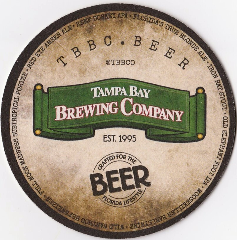 Tampa Bay Brewing Co Reef Donkey Beer Coaster Tampa FL | eBay
