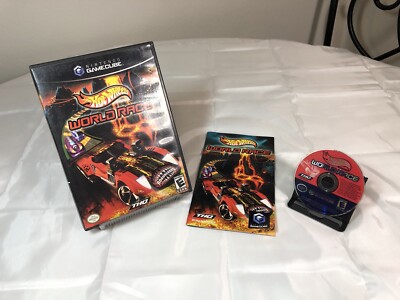 Hot Wheels World Race Interactive Nintendo GameCube CIB 2003 RC Car ...