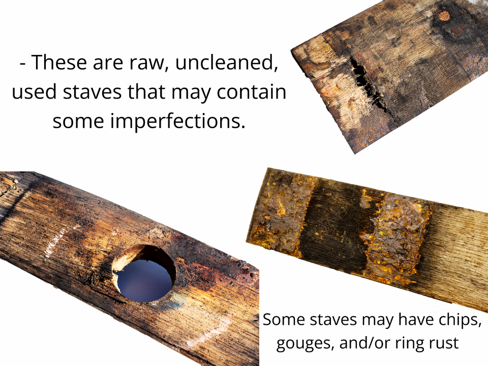Whiskey Barrel Staves - Bourbon Barrel Staves - Barrel Parts | eBay