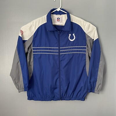 NFL Indianapolis Colts Rain Jacket Mens XL XLarge Blue Nylon ...