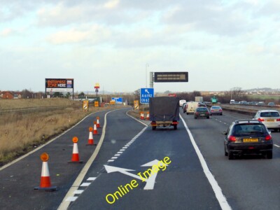 Photo 6x4 The M1 northbound at junction 29a Long Duckmanton c2013 | eBay UK