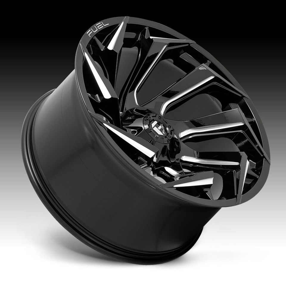 Fuel D753 Reaction Gloss Black Milled 15x8 5x5.5 -18mm (D75315808537 ...