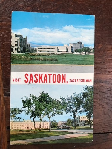 Visit Saskatoon Saskatchewan Canada Postcard University Library ...