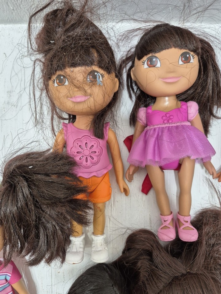 Lot of Dora the Explorer Nickelodeon Dolls Toys Everyday Adventure ...