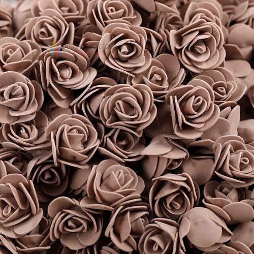 500 Foam Mini Roses WHOLESALE Heads Buds Small Flowers Wedding Home ...