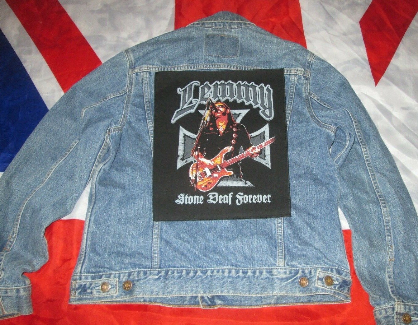 Lemmy Motorhead Patch Stone Deaf Forever Backpatch | eBay UK