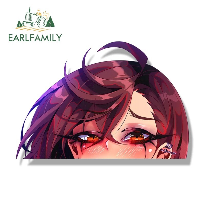 EARLFAMILY 5.1" Anime Ahegao Momo Ayase Fanart Waifu Car Stickers Vinyl ...