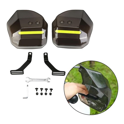 2x Motorcycle Handguards Hand Guards Durable Sturdy Handle Protector ...