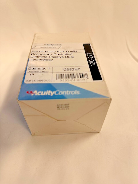 Acuity Controls WSXA MWO PDT D WH Occupancy Dimming Wall Sensor Switch ...