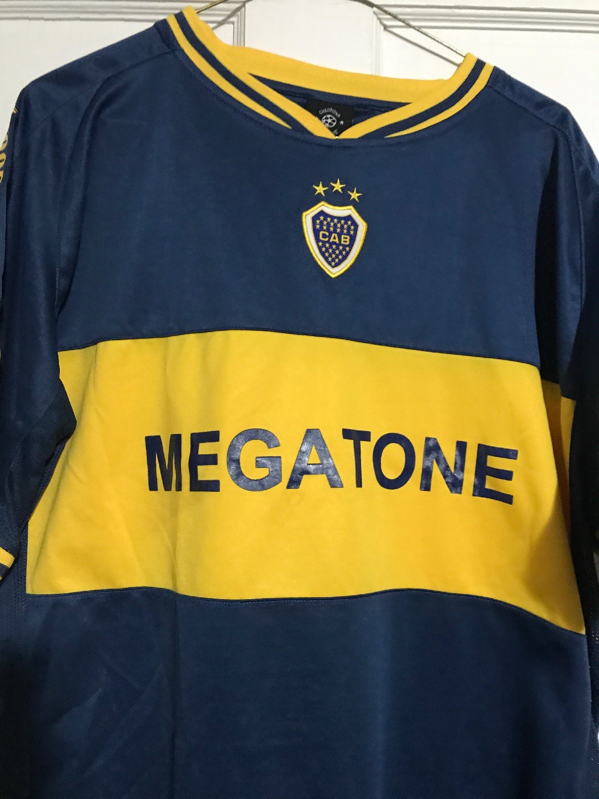 Boca Juniors Argentina Football Soccer Shirt Jersey Medium Megatone ...