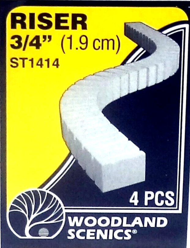 Woodland Scenics ~ New 2025 ~ 3/4″ Sub Terrain System Foam Risers ...