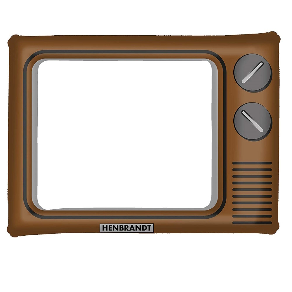 Inflatable Photo Frame Large Rainbow TV Pink for Photo Booth Party ...