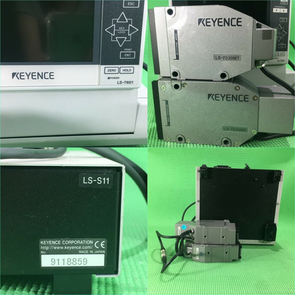 KEYENCE LS-7601 LS-7030MR MT, Micrometer set as photo, sn:dφm2, Tested ...