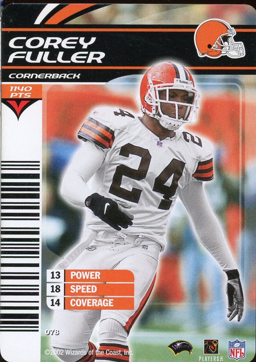 2003 NFL Showdown COREY FULLER BROWNS #078 | eBay