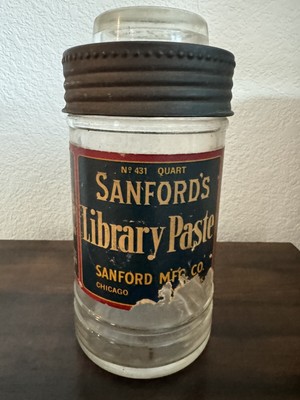 Stanford’s Library Paste Jar With Label | eBay