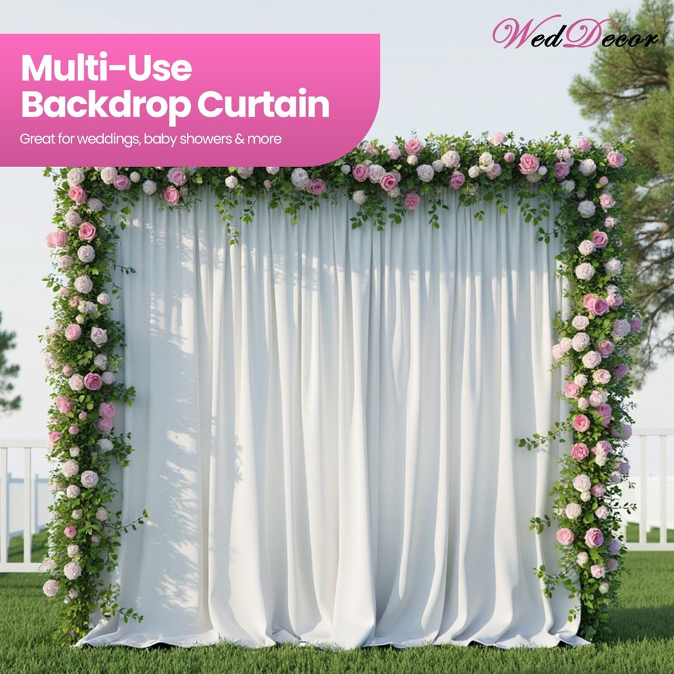 Backdrop Curtains Stretchable Fabric Wedding Stage Photography ...