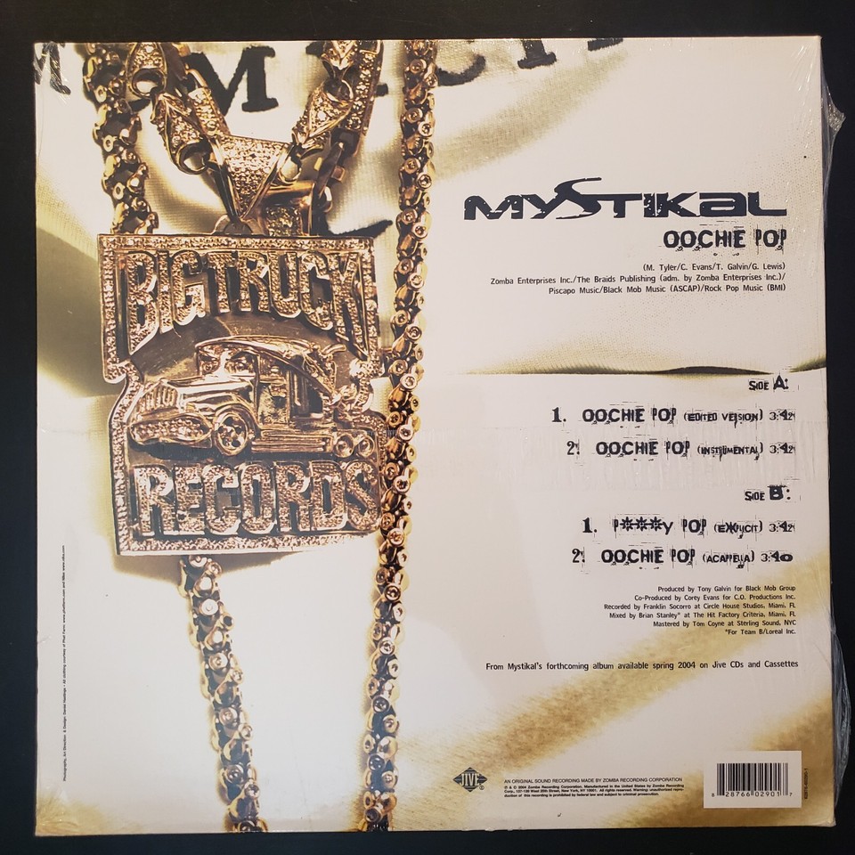 NEW/SEALED: Mystikal "Oochie Pop" Vinyl Record 12" Single | eBay