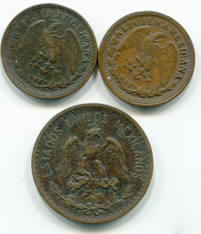 Mexico Centavo 1903-M X (2) + 2 Centavos 1906 lotnov3230 | eBay