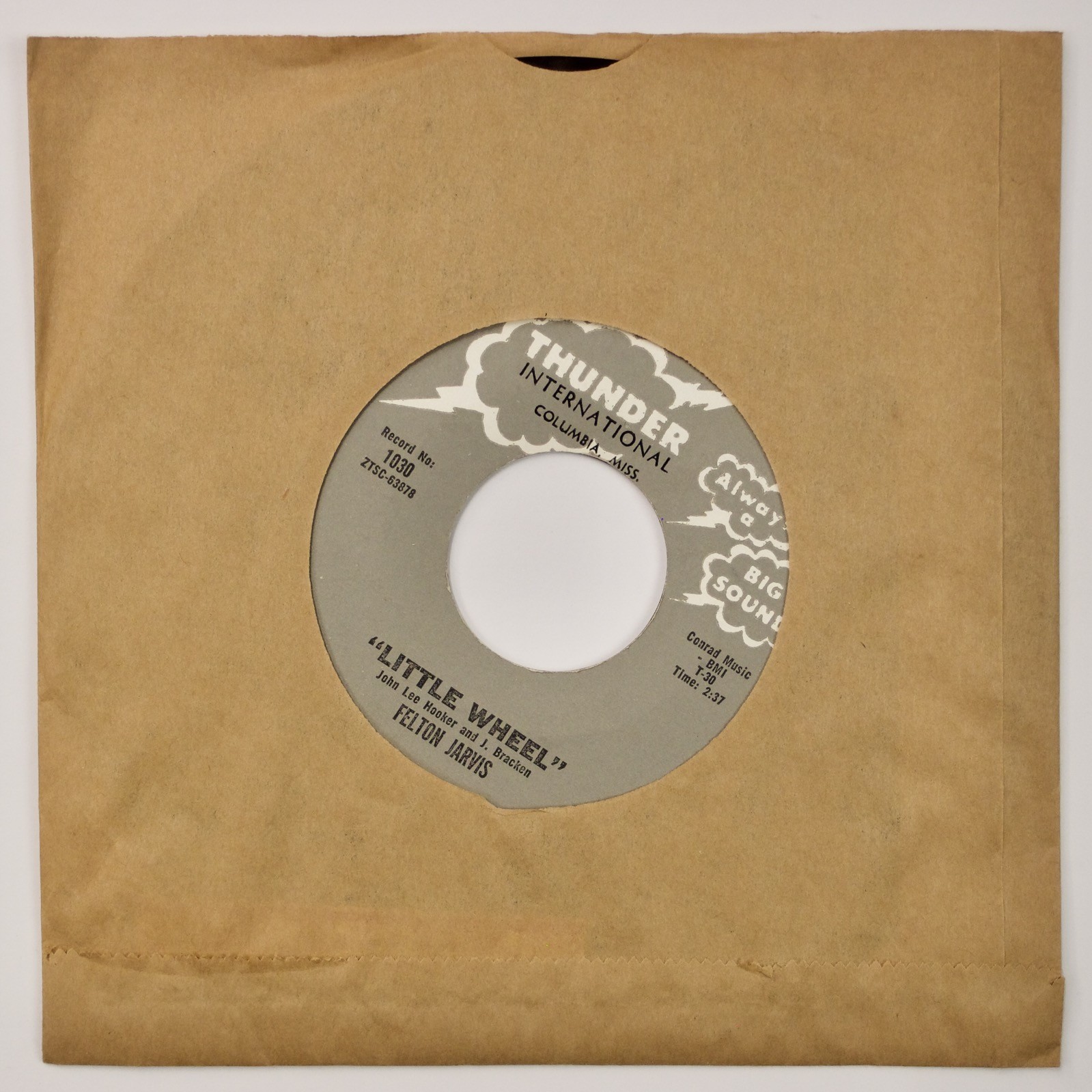 FELTON JARVIS: Little Wheel US Thunder Mississippi ’60 R&B Blues 45 ...