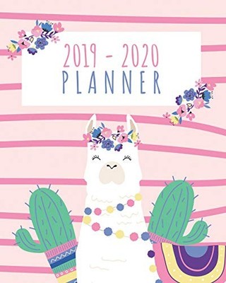 2019 - 2020 PLANNER: 19 MONTH CUTE LLAMA COVER JUNE 2019 - By April ...