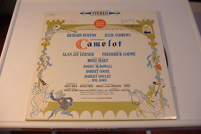 ~CAMELOT~RICHARD BURTON & JULIE ANDREWS~ORIGINAL BROADWAY CAST ALBUM ...