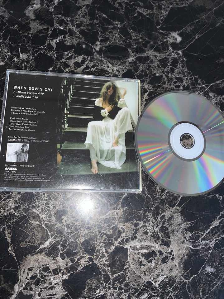 Patti Smith When Doves Cry CD Single Album Version & Radio Edit -VG ...