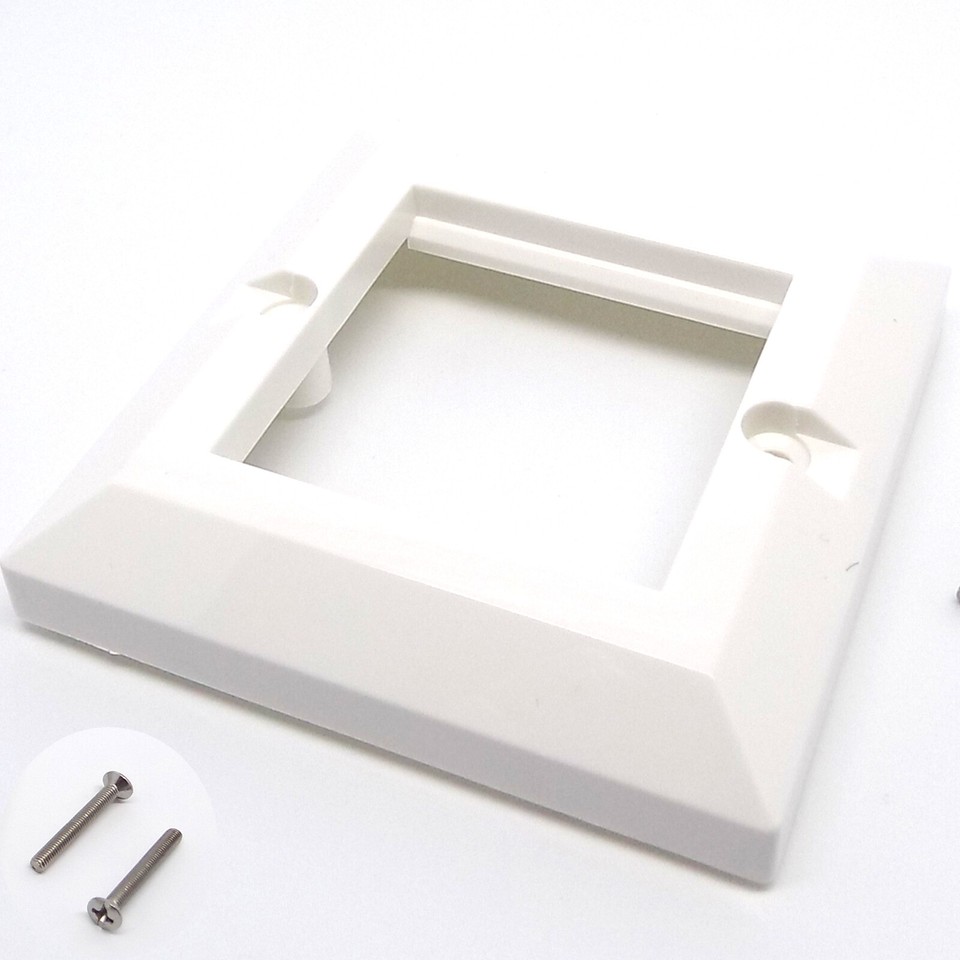 RJ45 Network Cat5e Cat6 1 - 2 Gang Face Plate Back Boxes Keystone Jack ...