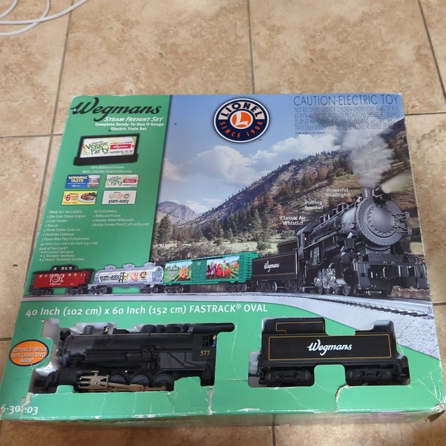 Lionel 6-30203 O Gauge Wegmans Steam Freight Set EX/Box for sale online ...