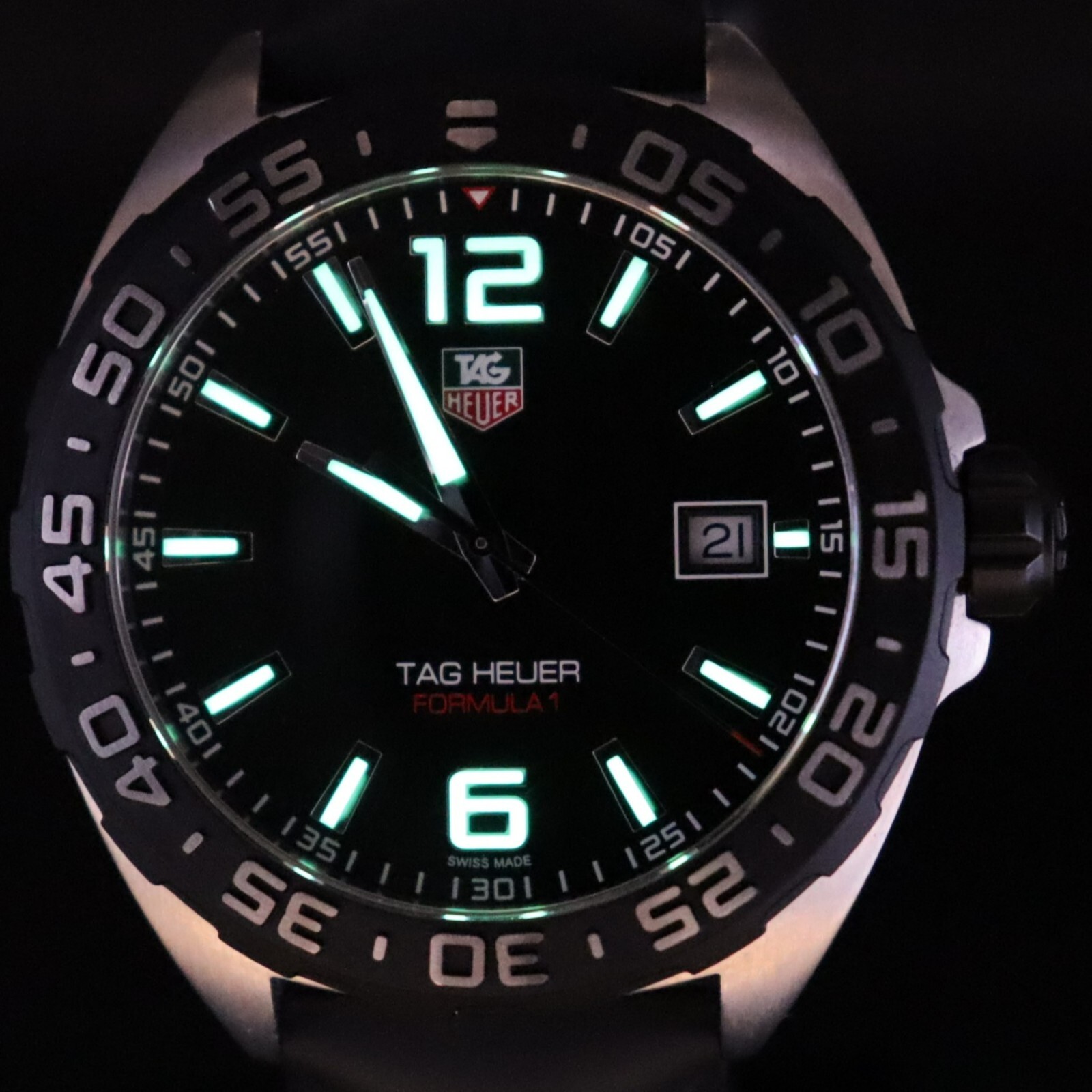 Tag Heuer Formula One black watch full set Tag Heuer warranty Oct 25 ...