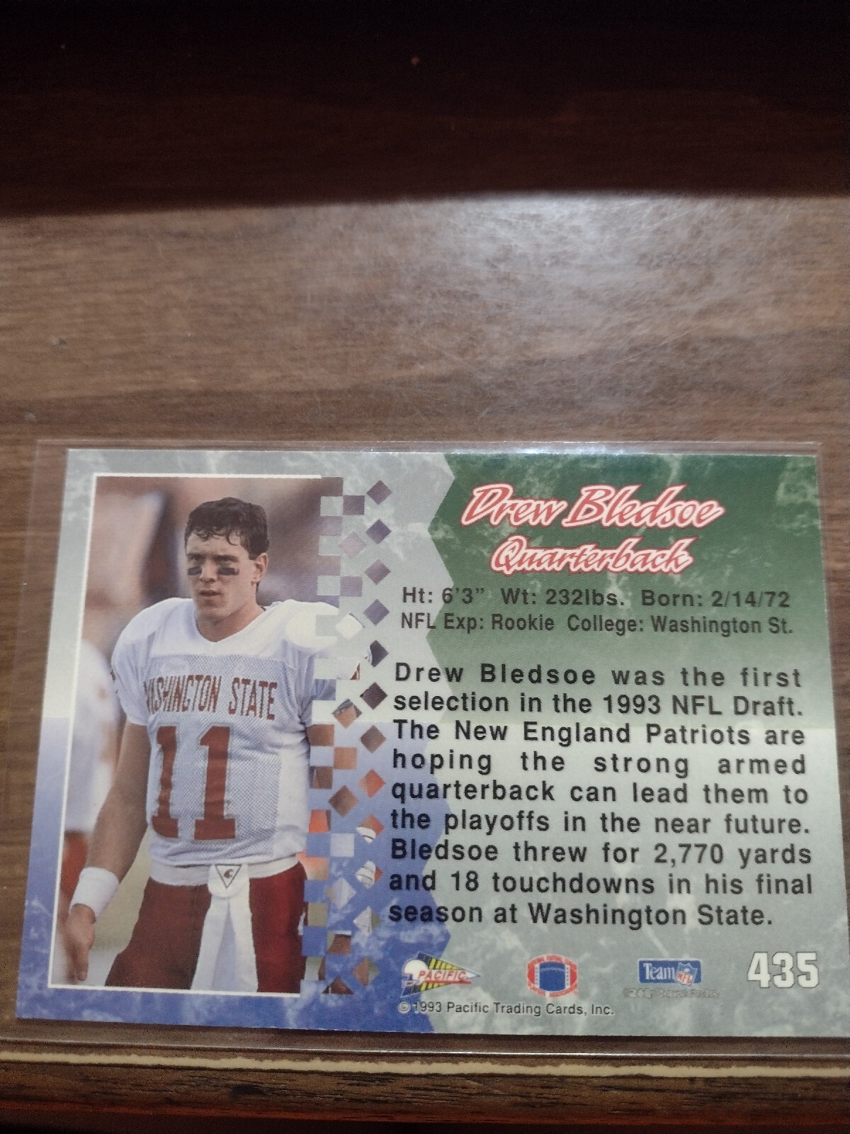 Rick Mirer, Drew Bledsoe & Jerome Brown Pacific #11,435&385 NEW | eBay