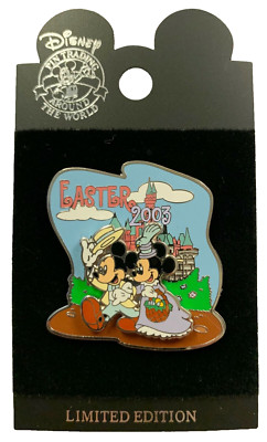 Disney Parks Disneyland 2003 Mickey & Minnie Mouse Easter Parade Pin LE ...