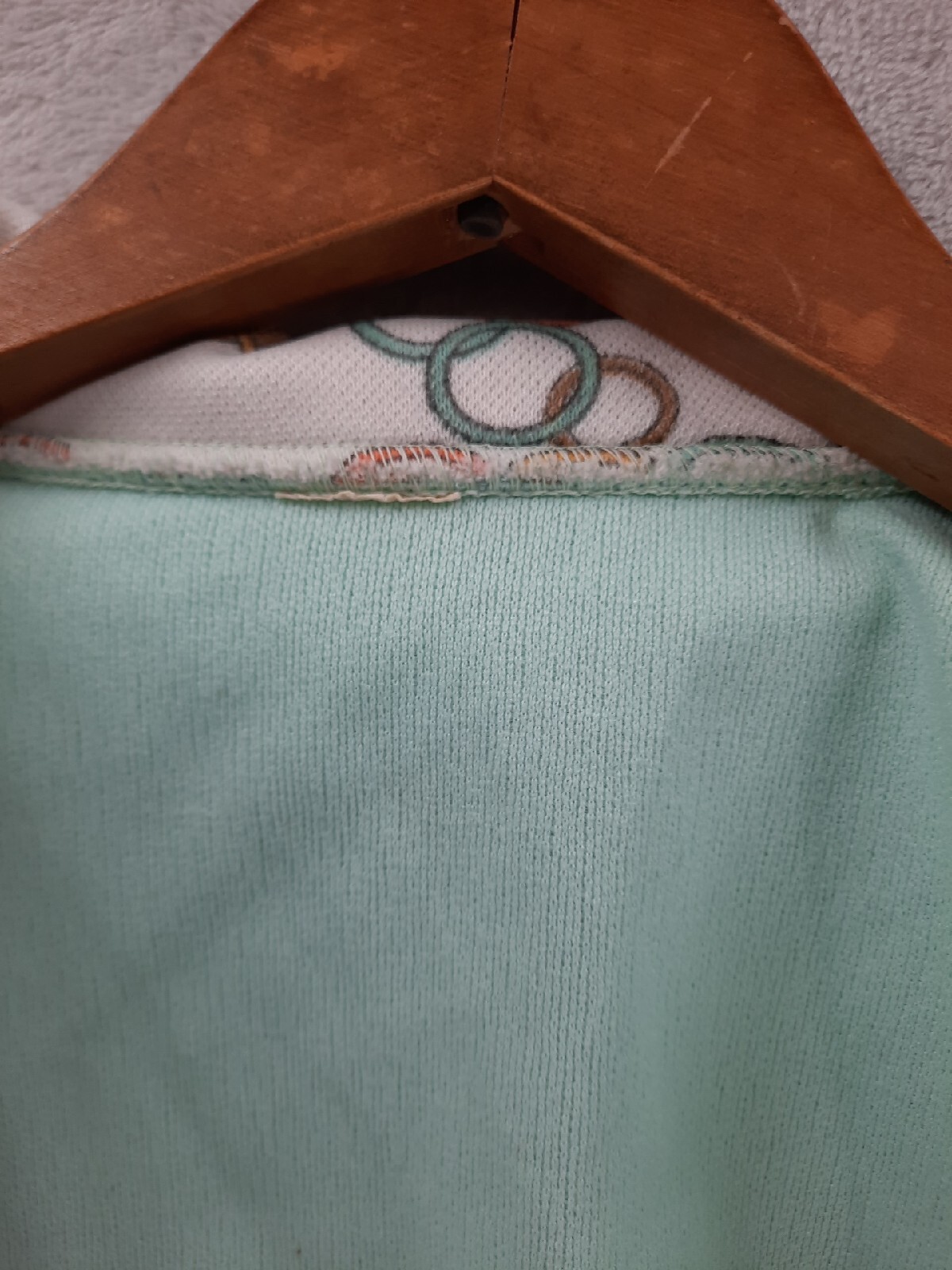 Vintage 70s Double Butterfly Collar Cap Sleeve Fitted… - Gem