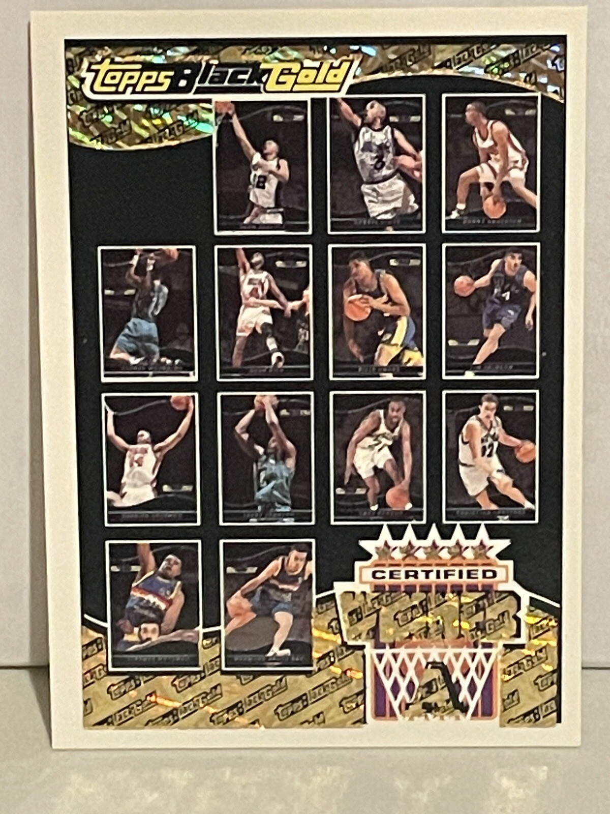 NBA Topps BLACK GOLD winner card 1993 group A | eBay