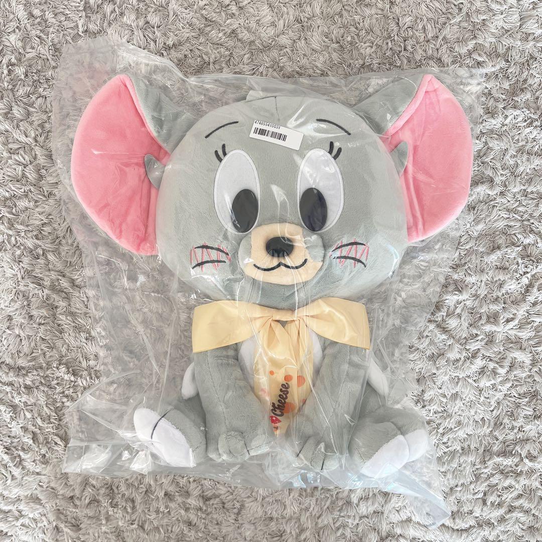 Tom and Jerry Plush Cute Ribbon BIG Tuffy 30cm Japan New | eBay