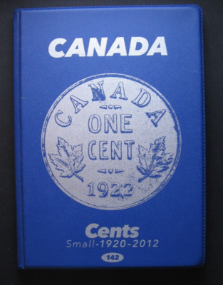 1920 - 2012, Canadian Small Cent Collection, Uni-Safe Album, 105 Coins ...