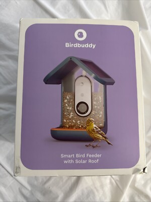 Bird Buddy Smart Bird Feeder With Solar Roof & Camera Solar Powered ...