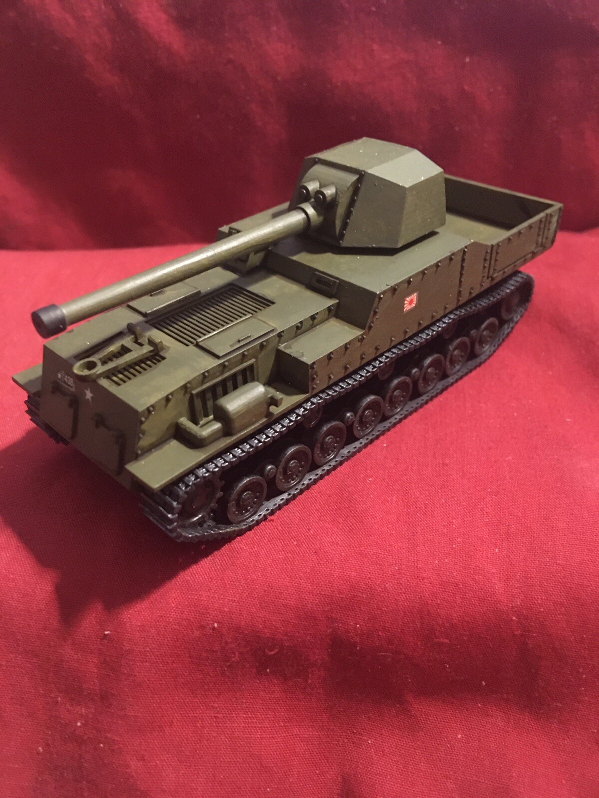 1/72 WW2 Japanese Type 5 Ka-To 105mm SPG. Painted Resin. 1900 Models On ...