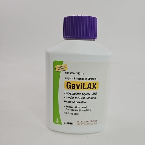 Gavilax Polyethylene Glycol 3350 30 once daily doses | eBay