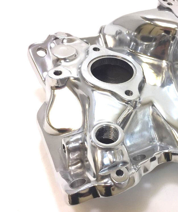 SB Chevy Aluminum Intake Manifold Square Bore SBC 55-86 305 327 350 V8 ...