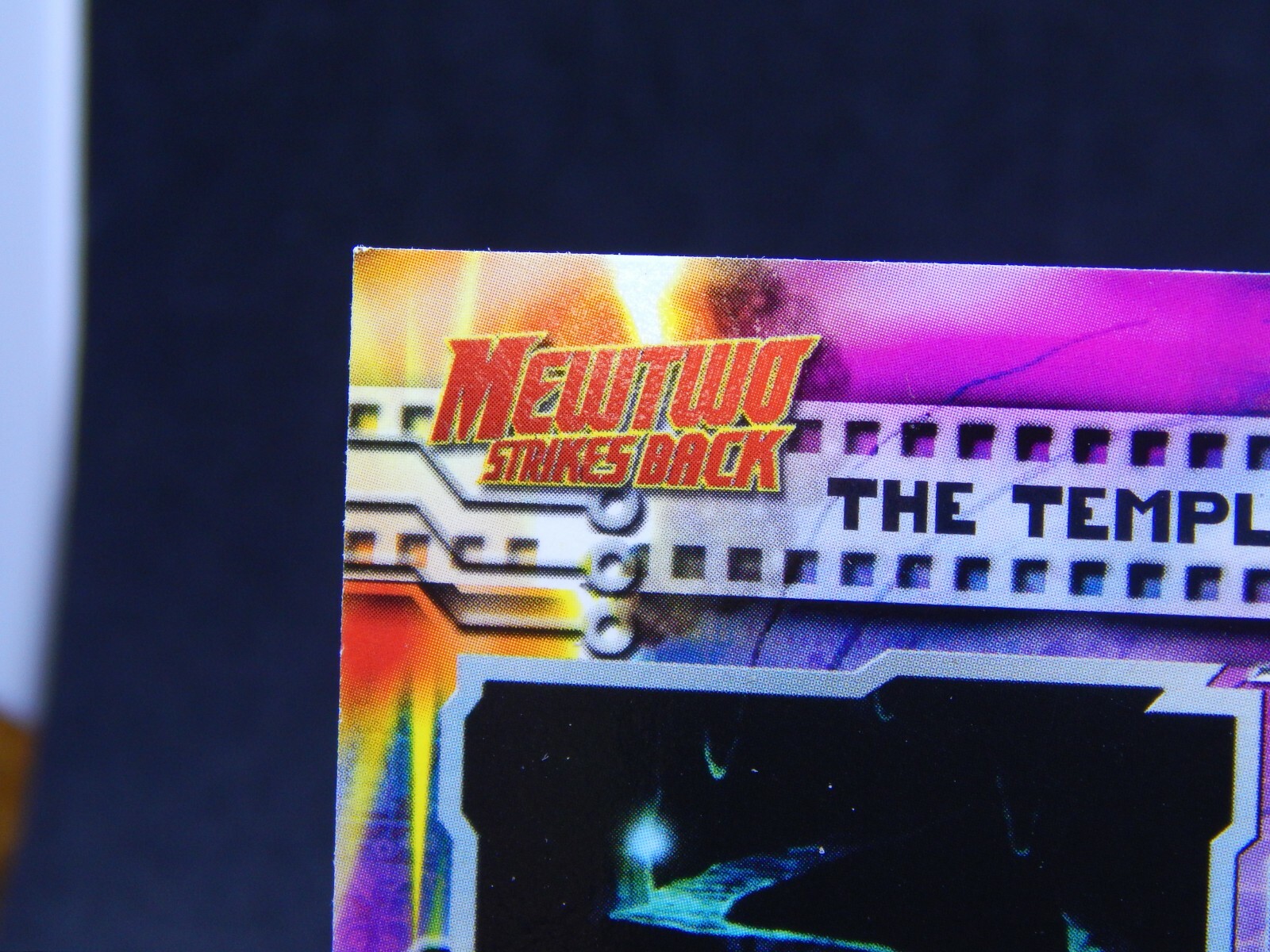 Topps Pokemon Mewtwo Strikes Back "Temple of Mewtwo" Movie Holo Card ...