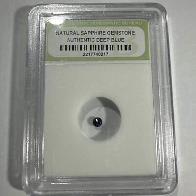 International Numismatic Bureau Authentic Deep Blue Sapphire | eBay