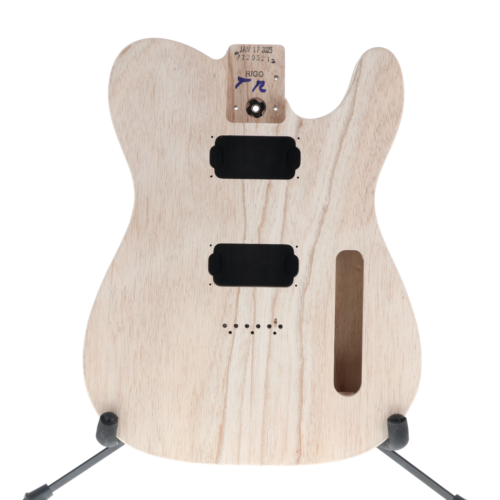 Unfinished Sandblasted Ash Telecaster Body Unique Guitar Build Project ...